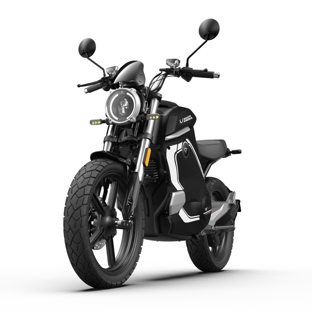 Купить электромотоцикл WHITE SIBERIA SUPER SOCO TC WANDERER PRO (Черный ...
